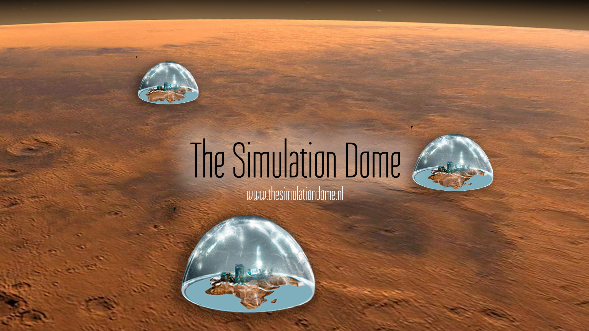 Simulation domes on the surface of the original earth | Martin Vrijland