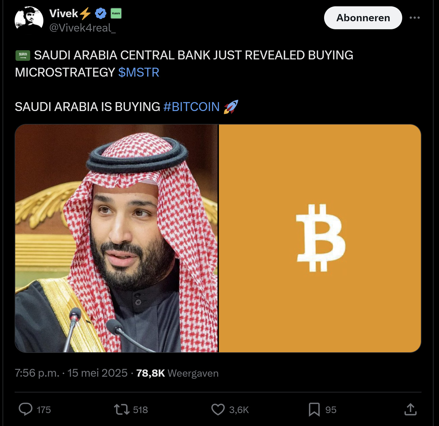 Saoudi Arabia Bitcoin | Martin Vrijland